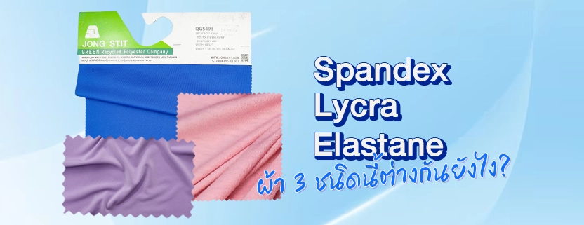 Spandex vs Lycra vs Elastaneผ้า 3 ชนิดนี้ต่างกันยังไง?